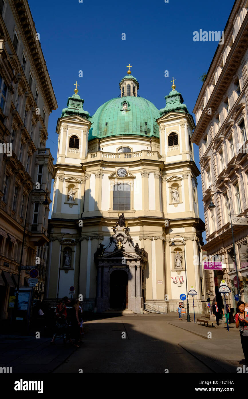 St. Peter-Kirche in Wien, Österreich, Europa Stockfotografie - Alamy