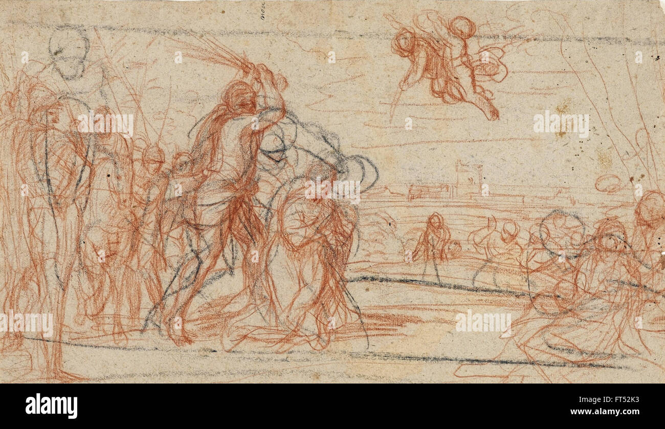 Kunstzeichnung skizze andrea sacchi martyrium eines heiligen cooper ...