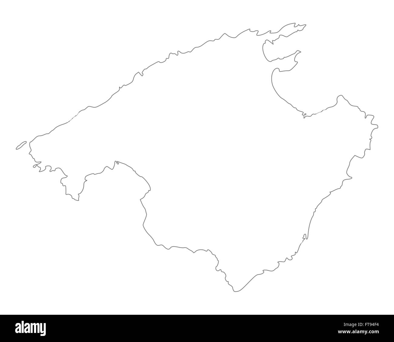 Map of mallorca -Fotos und -Bildmaterial in hoher Auflösung – Alamy