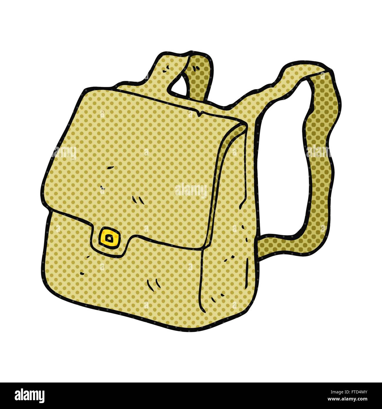 Freehand drawn cartoon backpack Stock-Vektorgrafiken kaufen - Alamy