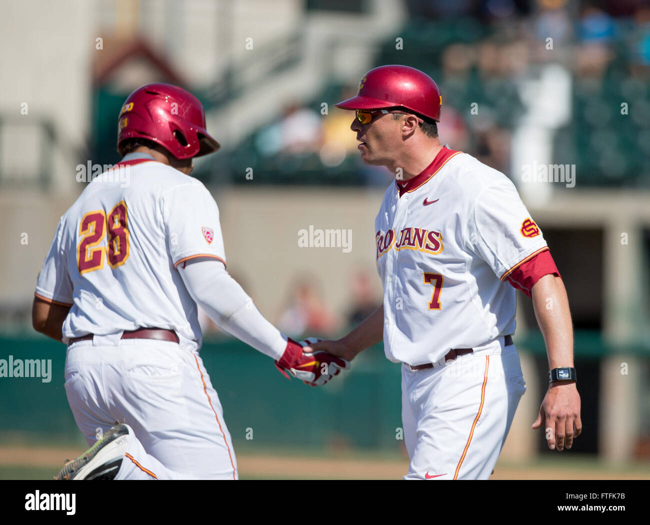 26. März 2016 Los Angeles, CA... USC Assistent Head Coach/recruiting ...