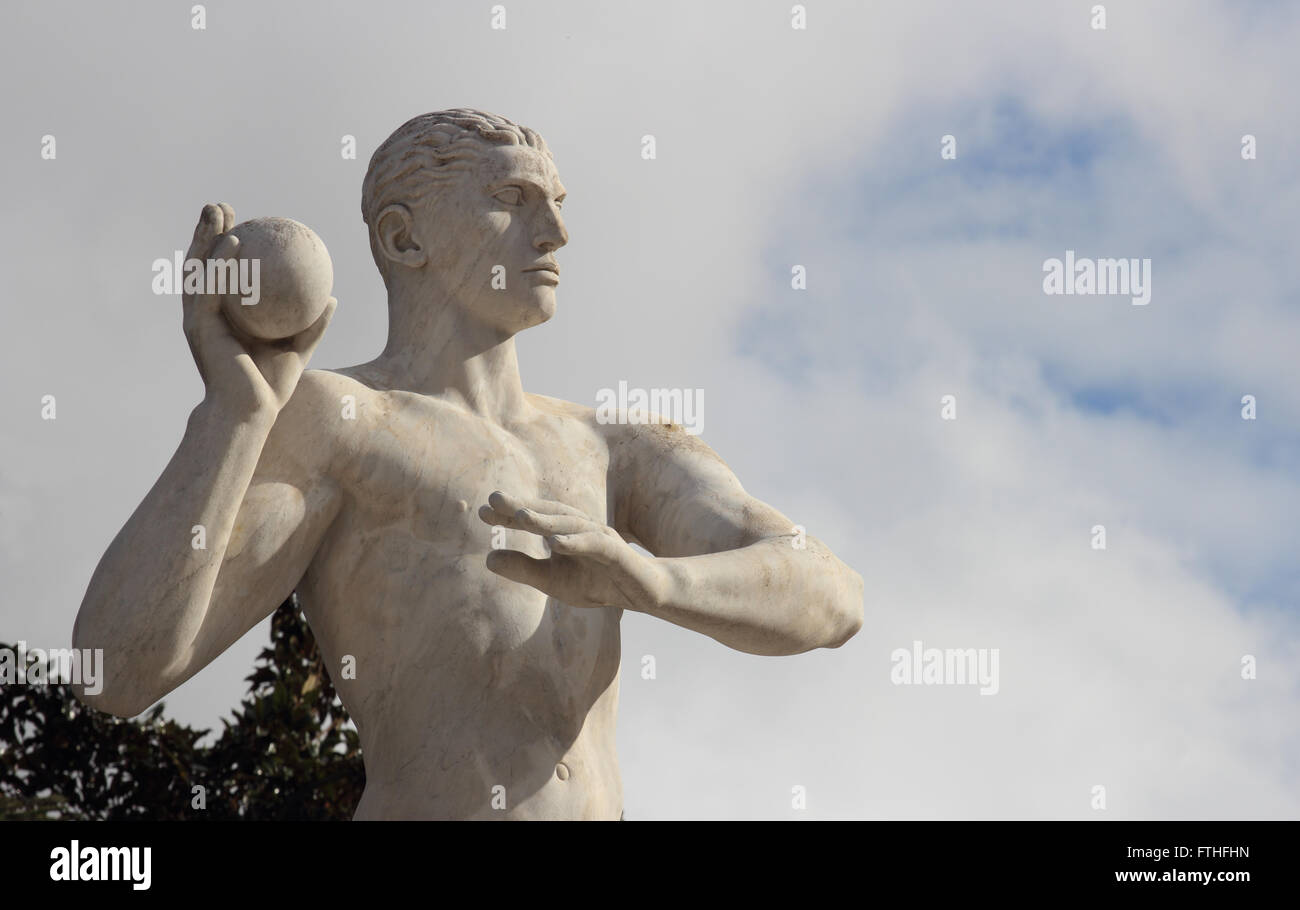 Stadion Der Murmeln Im Foro Italico Stockfotos und -bilder Kaufen - Alamy