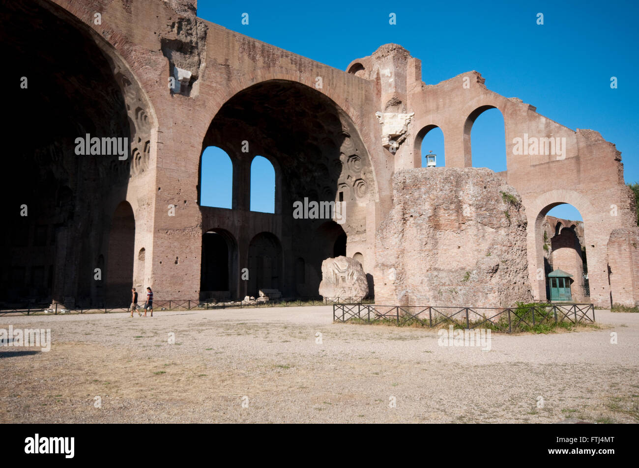 Rome Basilica Constantine Maxentius Stockfotos und -bilder Kaufen - Alamy