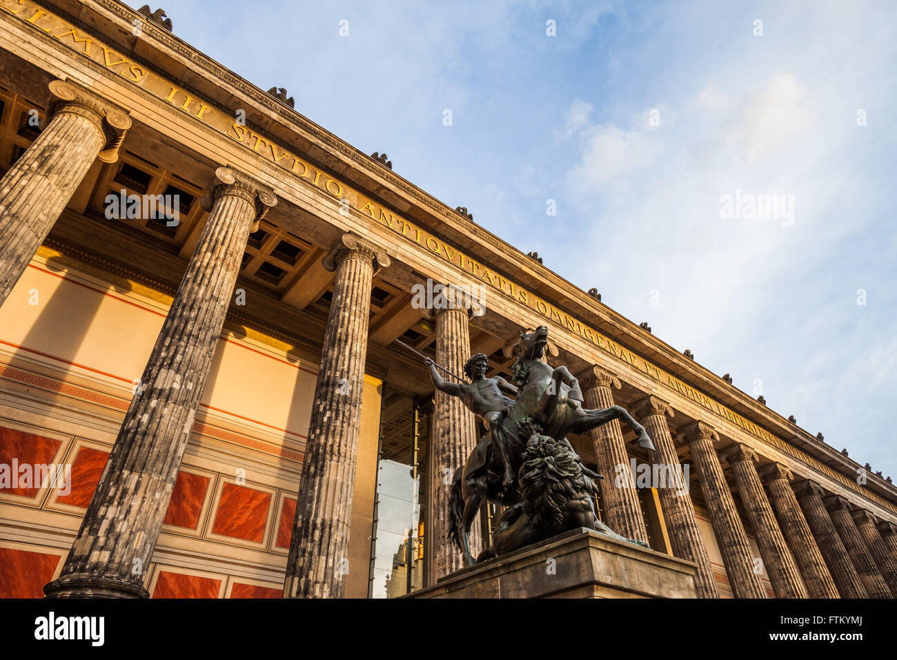 Das alte Museum (altes Museum) in Berlin, Deutschland Stockfotografie ...