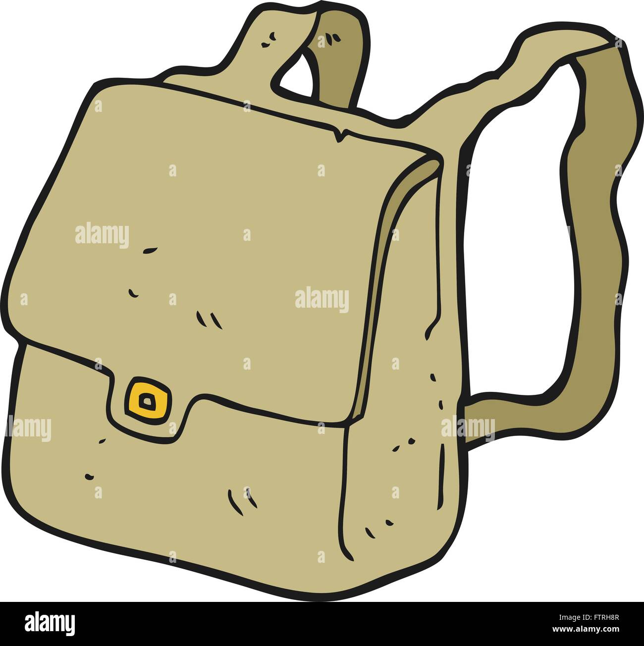 Freehand drawn cartoon backpack Stock-Vektorgrafiken kaufen - Alamy