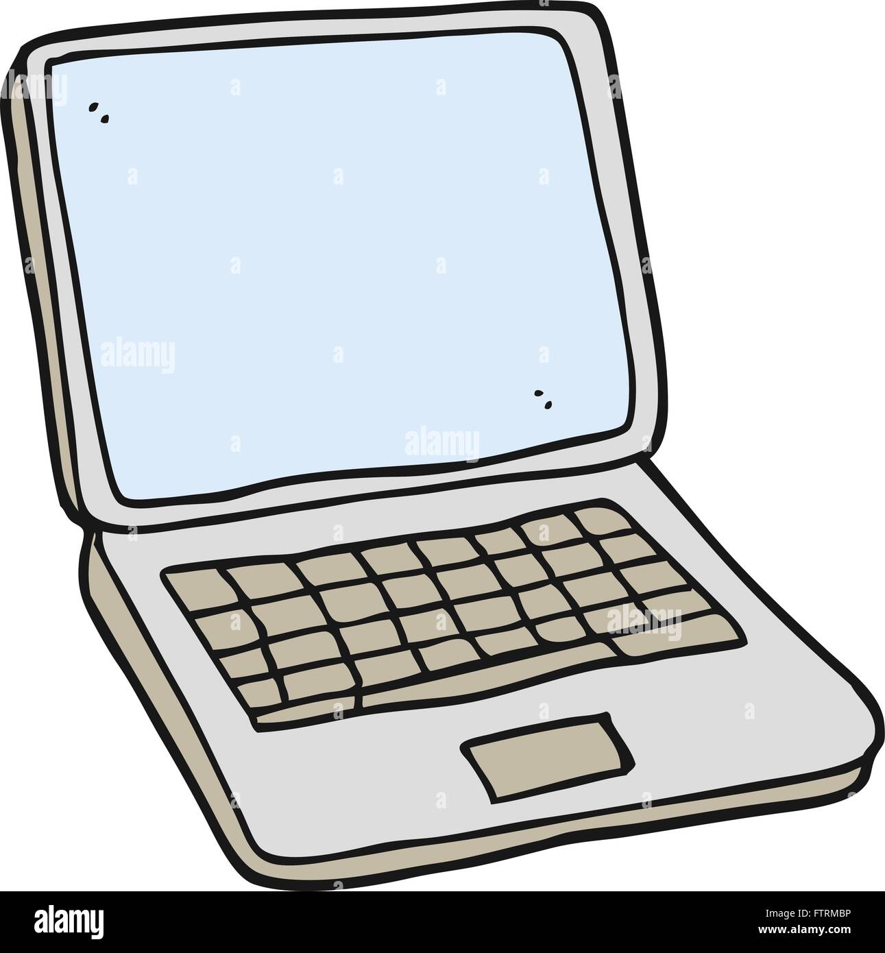 Freehand drawn cartoon computer -Fotos und -Bildmaterial in hoher ...