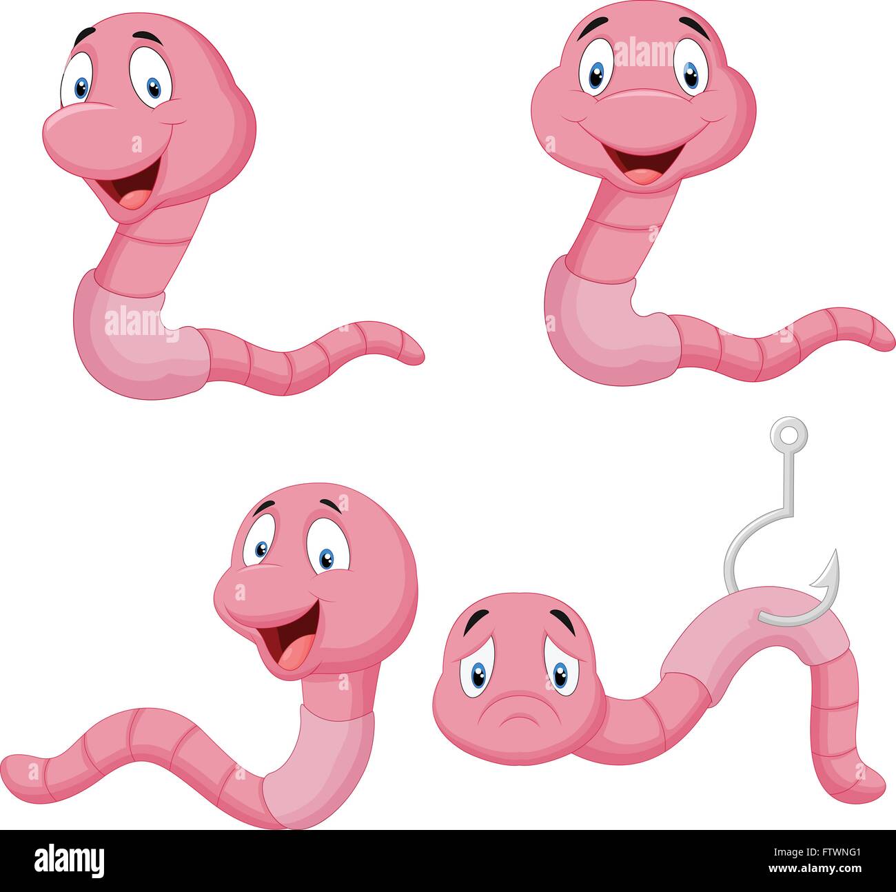 Cartoon worm -Fotos und -Bildmaterial in hoher Auflösung – Alamy