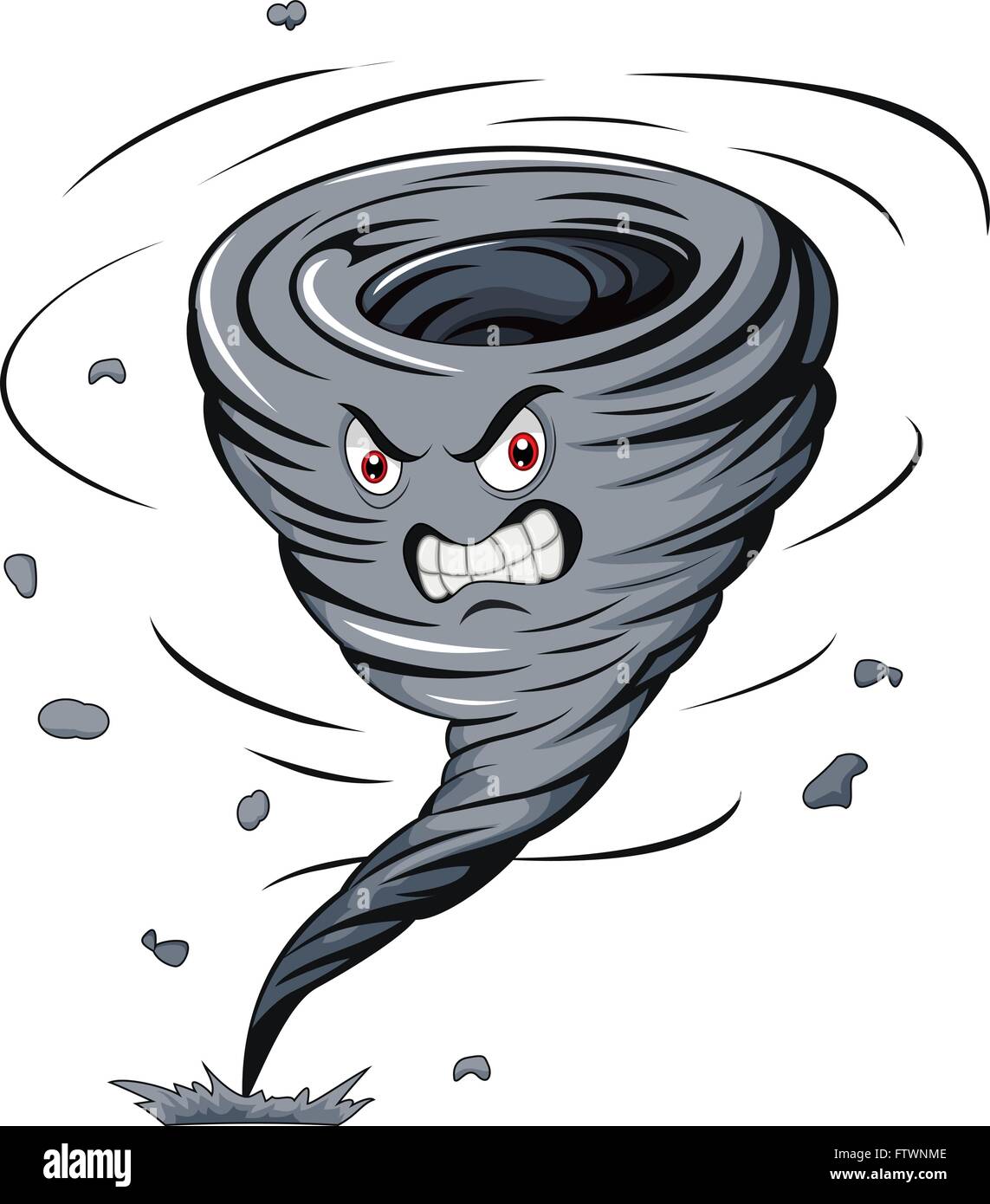 Tornado cartoon Stock-Vektorgrafiken kaufen - Alamy