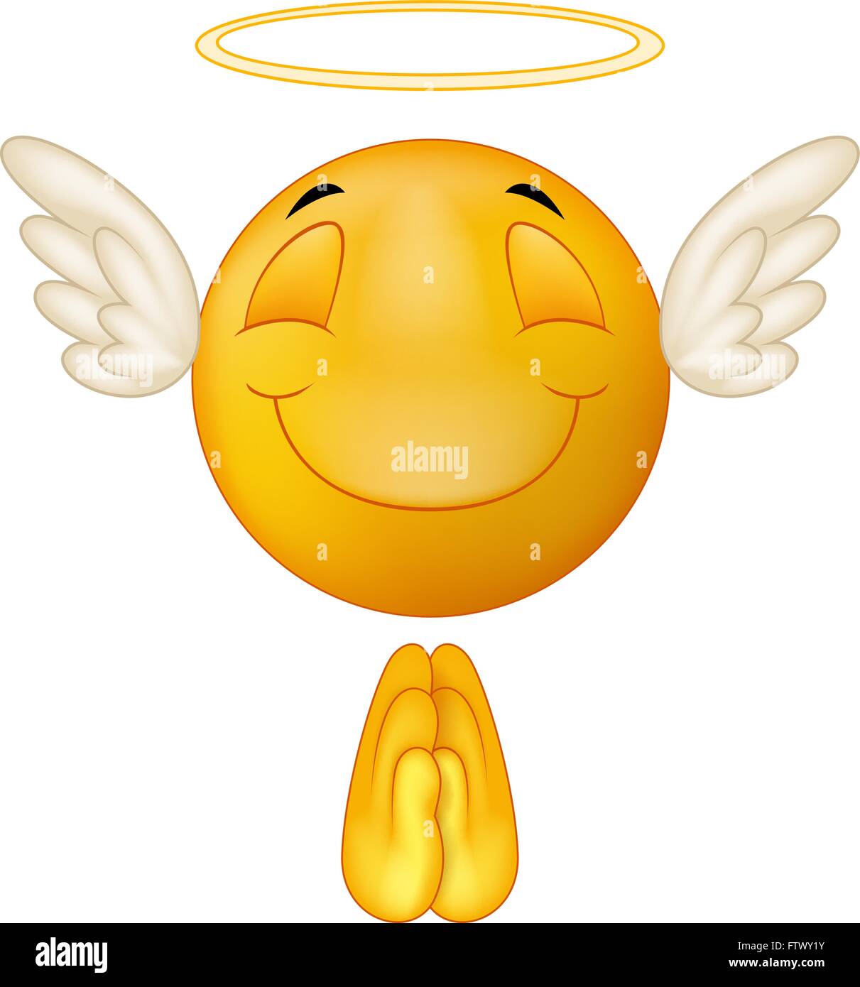 Angel emoticon -Fotos und -Bildmaterial in hoher Auflösung – Alamy