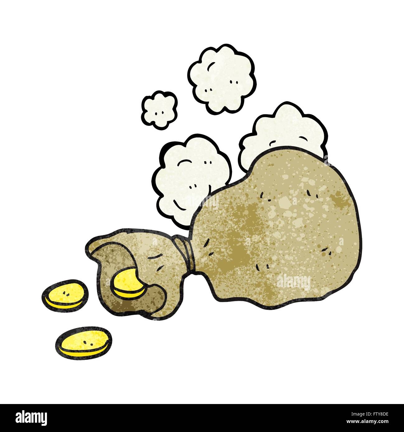 Freehand drawn cartoon bag money -Fotos und -Bildmaterial in hoher ...