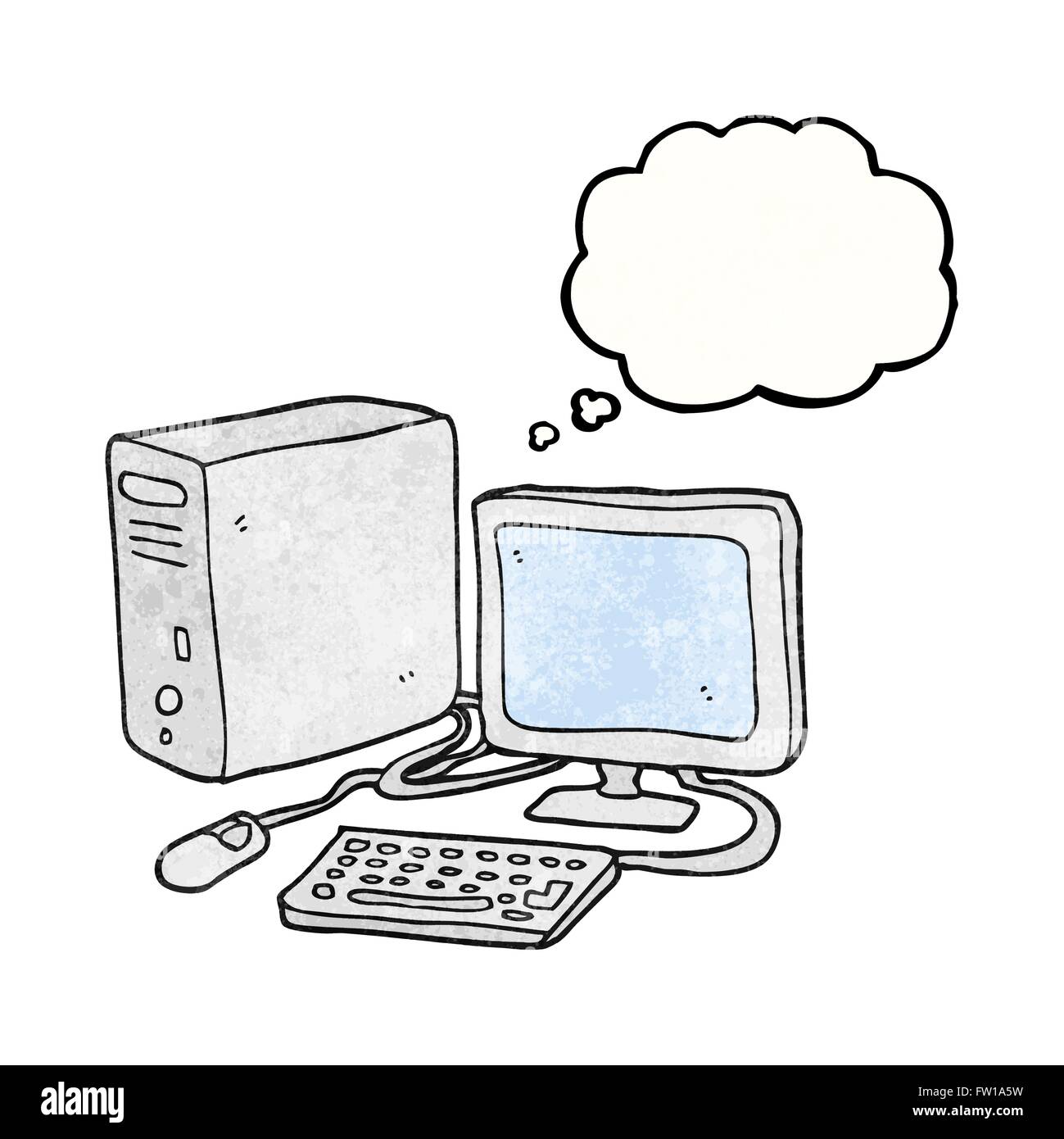 Freehand drawn cartoon computer -Fotos und -Bildmaterial in hoher ...