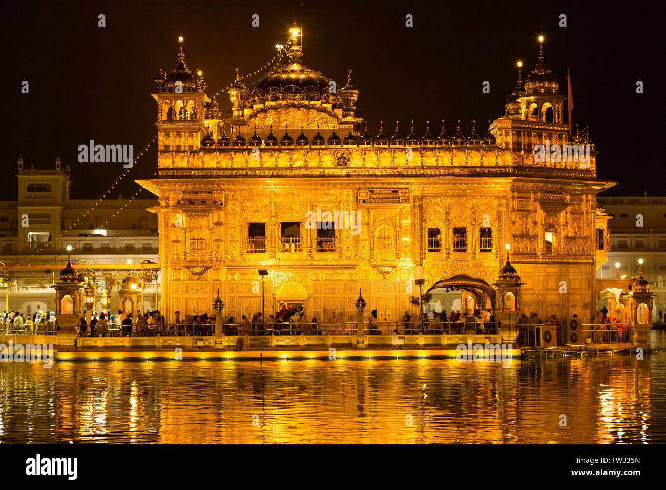 Sikh Gurdwara oder Sikh Tempel Harmandir Sahib, auch bezeichnet als ...