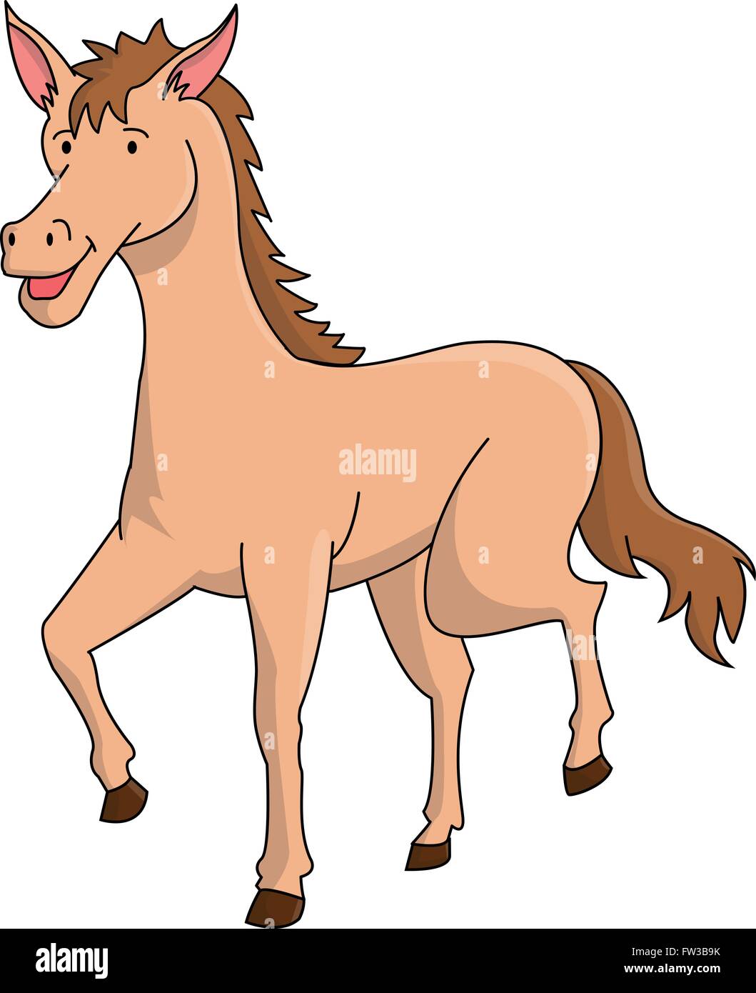 Pferd cartoon -Fotos und -Bildmaterial in hoher Auflösung – Alamy