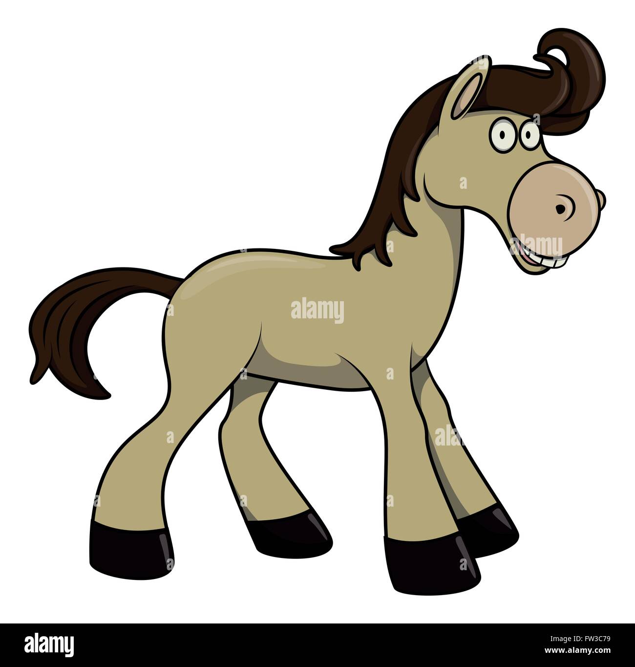 Pferd cartoon -Fotos und -Bildmaterial in hoher Auflösung – Alamy