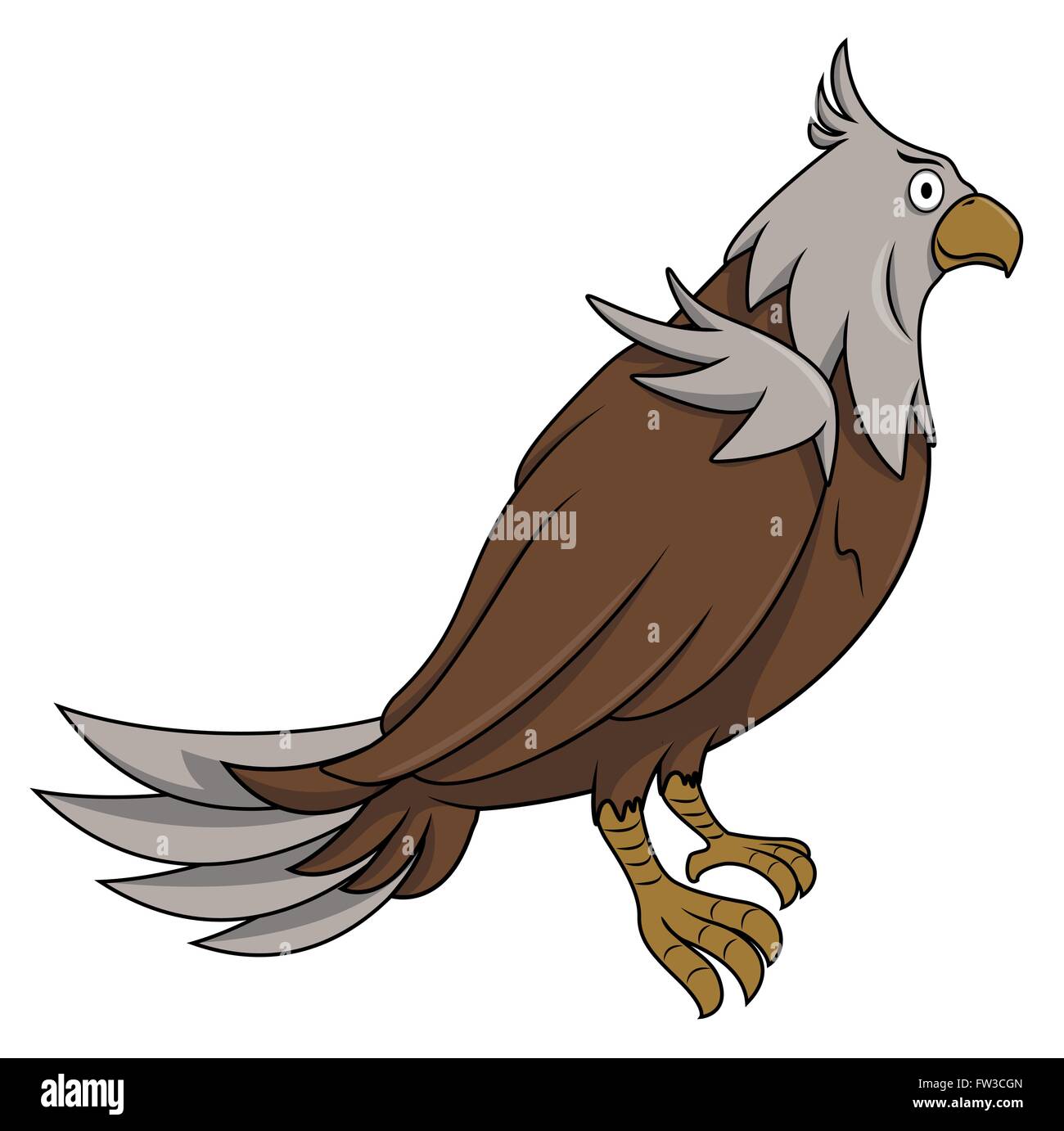 Eagle cartoon Ausgeschnittene Stockfotos und -bilder - Alamy