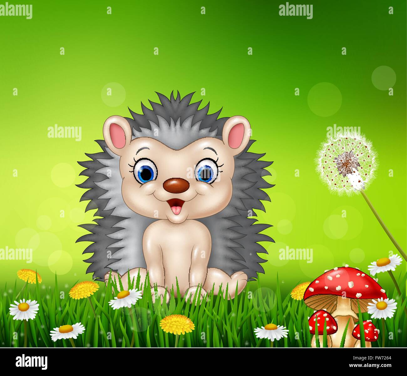 Cartoon igel -Fotos und -Bildmaterial in hoher Auflösung – Alamy