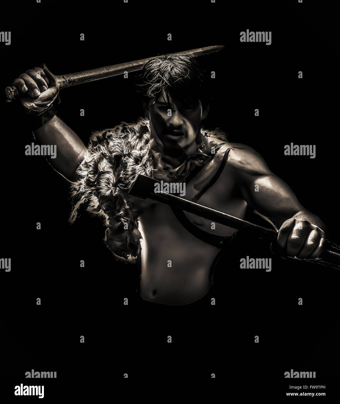 Silhouette gemalt -Fotos und -Bildmaterial in hoher Auflösung – Alamy