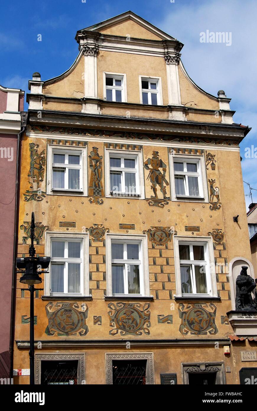 Posen: aus dem 18. Jahrhundert beherbergt Barock-Haus mit seiner ...