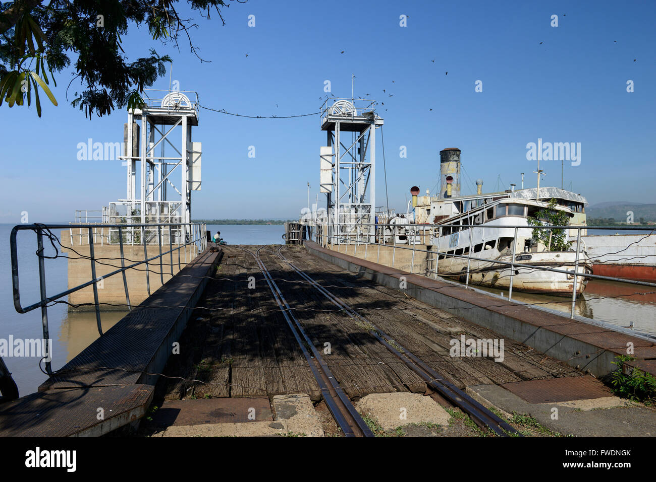 Kenia-Kisumu, alte Schiff MV Reli und Dampfschiff SS Nyanza gebaut 1907 ...