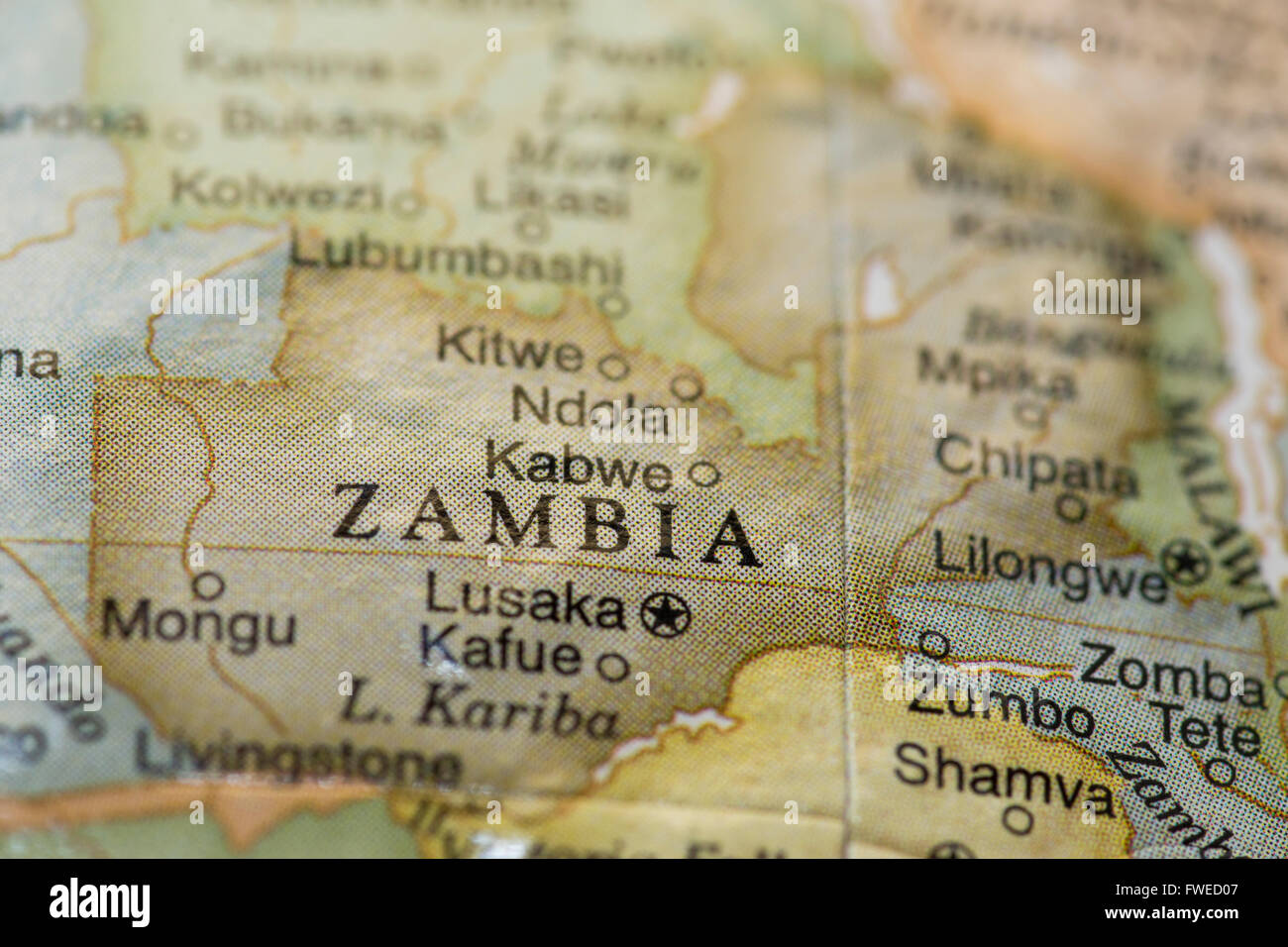 Zambia map -Fotos und -Bildmaterial in hoher Auflösung – Alamy