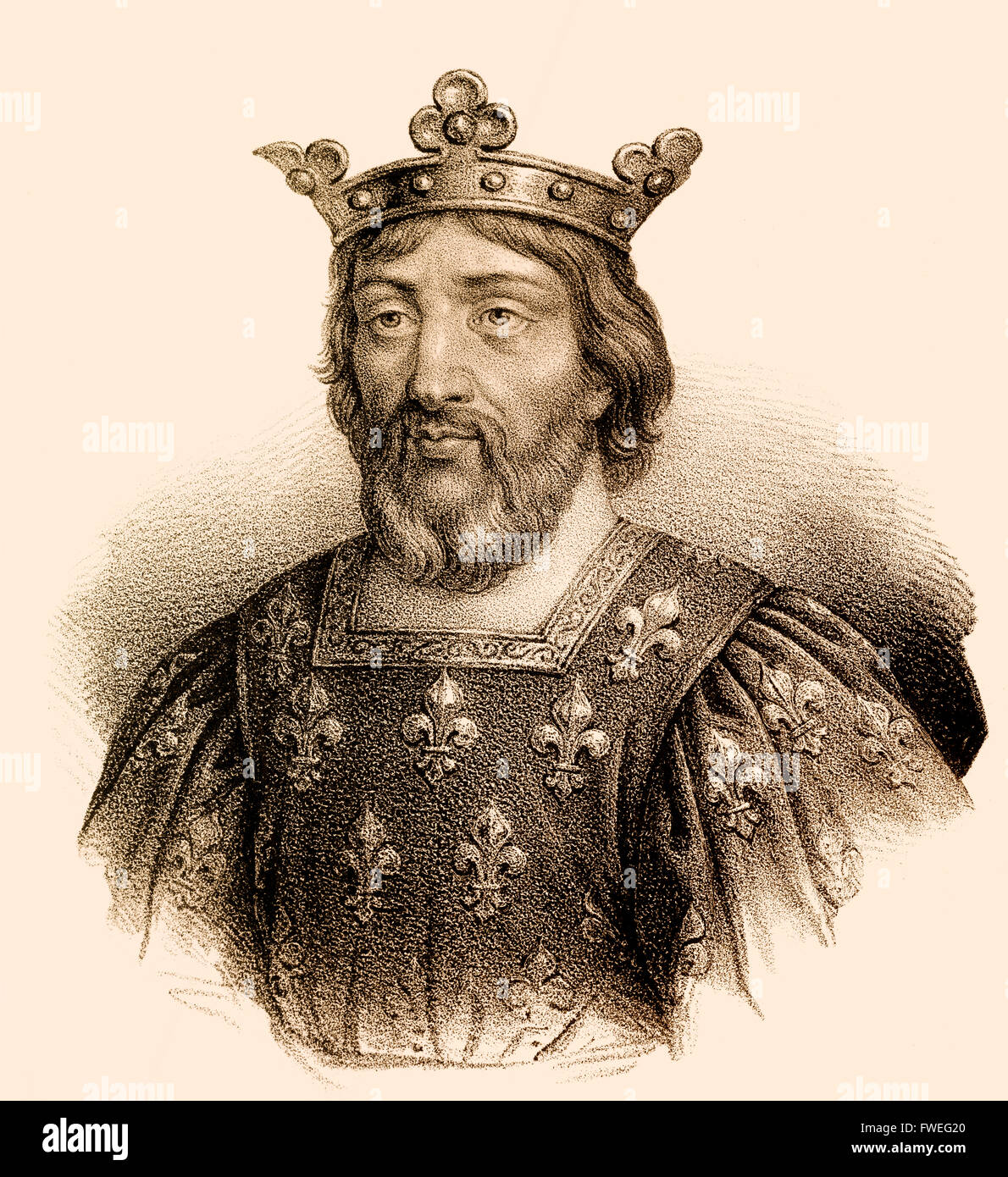 Hugh Capet, Hugo Capet, Hugues Capet, c. 941-996, der erste König der ...