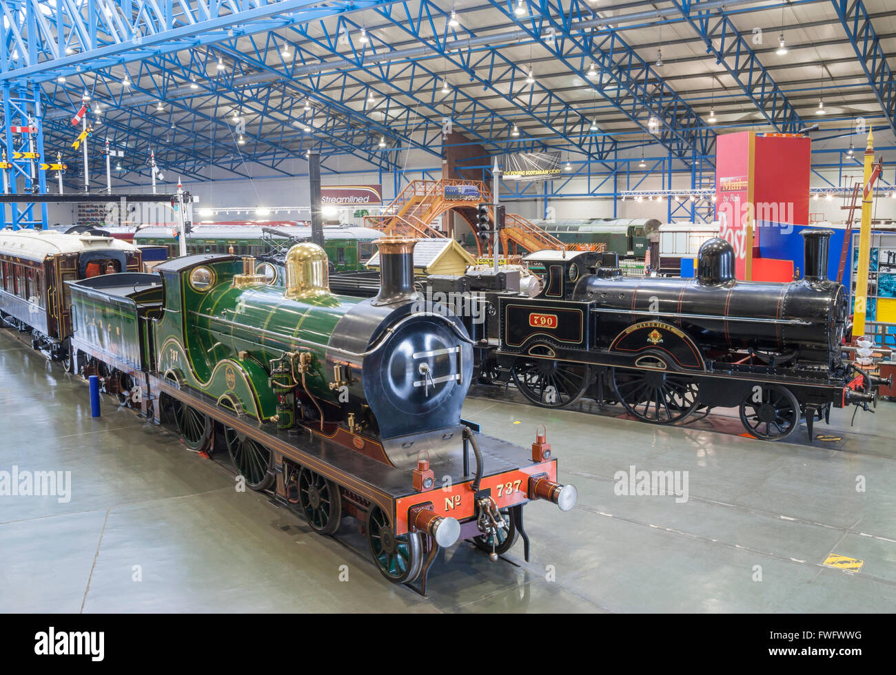 Das National Railway Museum, York, England, UK Stockfotografie - Alamy