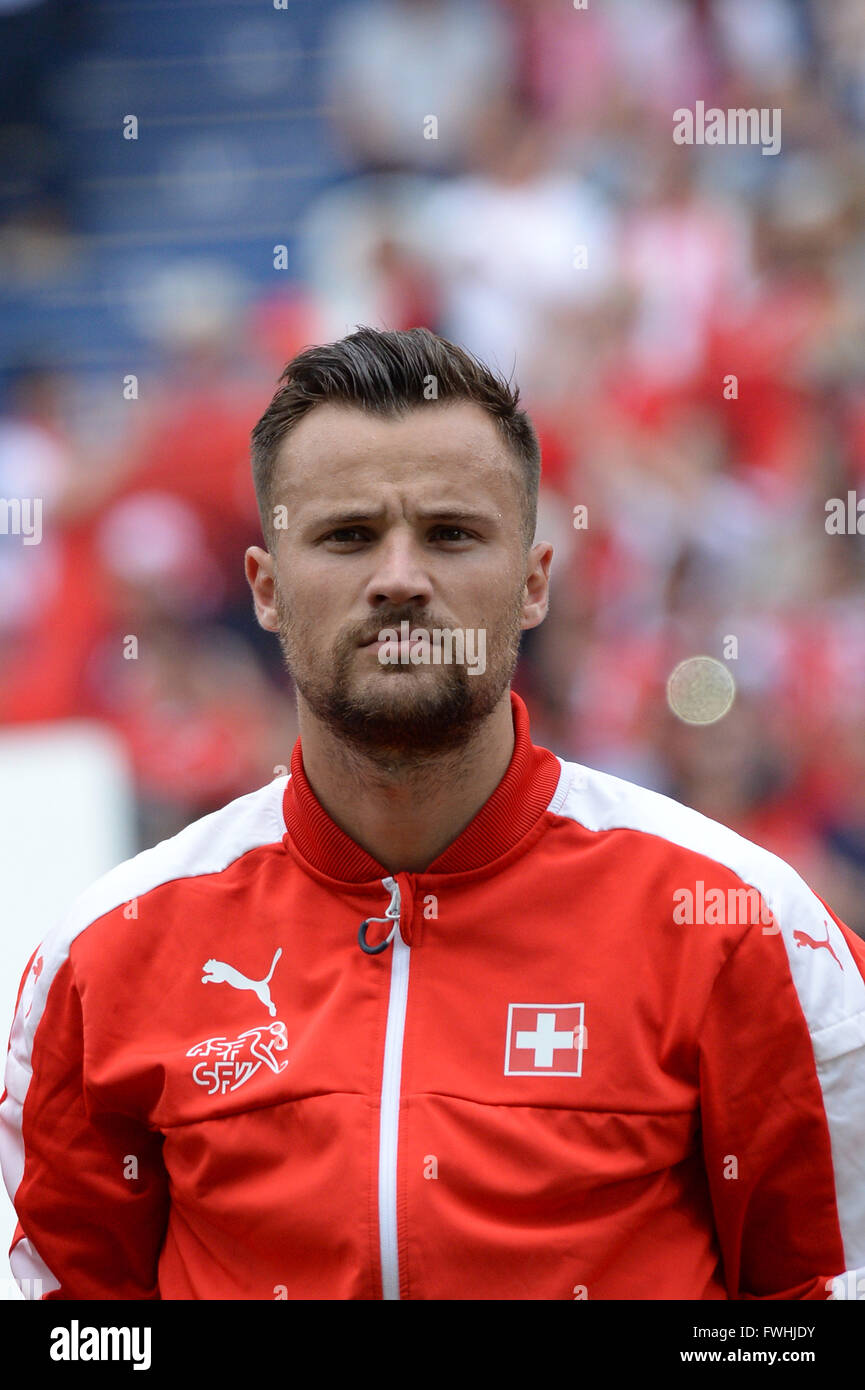 Haris Seferovic (SUI), 11. Juni 2016 - Fußball / Fußball: UEFA EURO ...