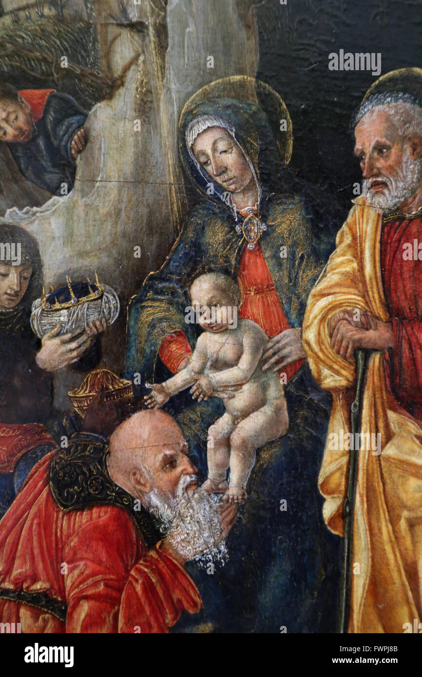 Die anbetung der magier und der jungfrau und des kindes -Fotos und -Bildmaterial in hoher ...