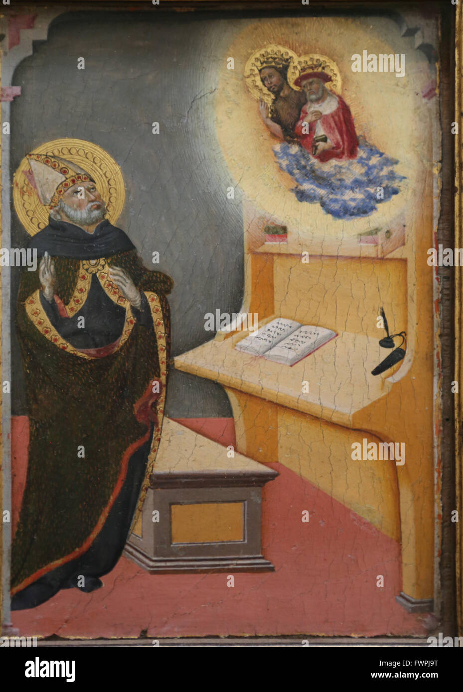 Sano di Pietro (1406-1481). Italienischer Maler. Leben des Heiligen ...