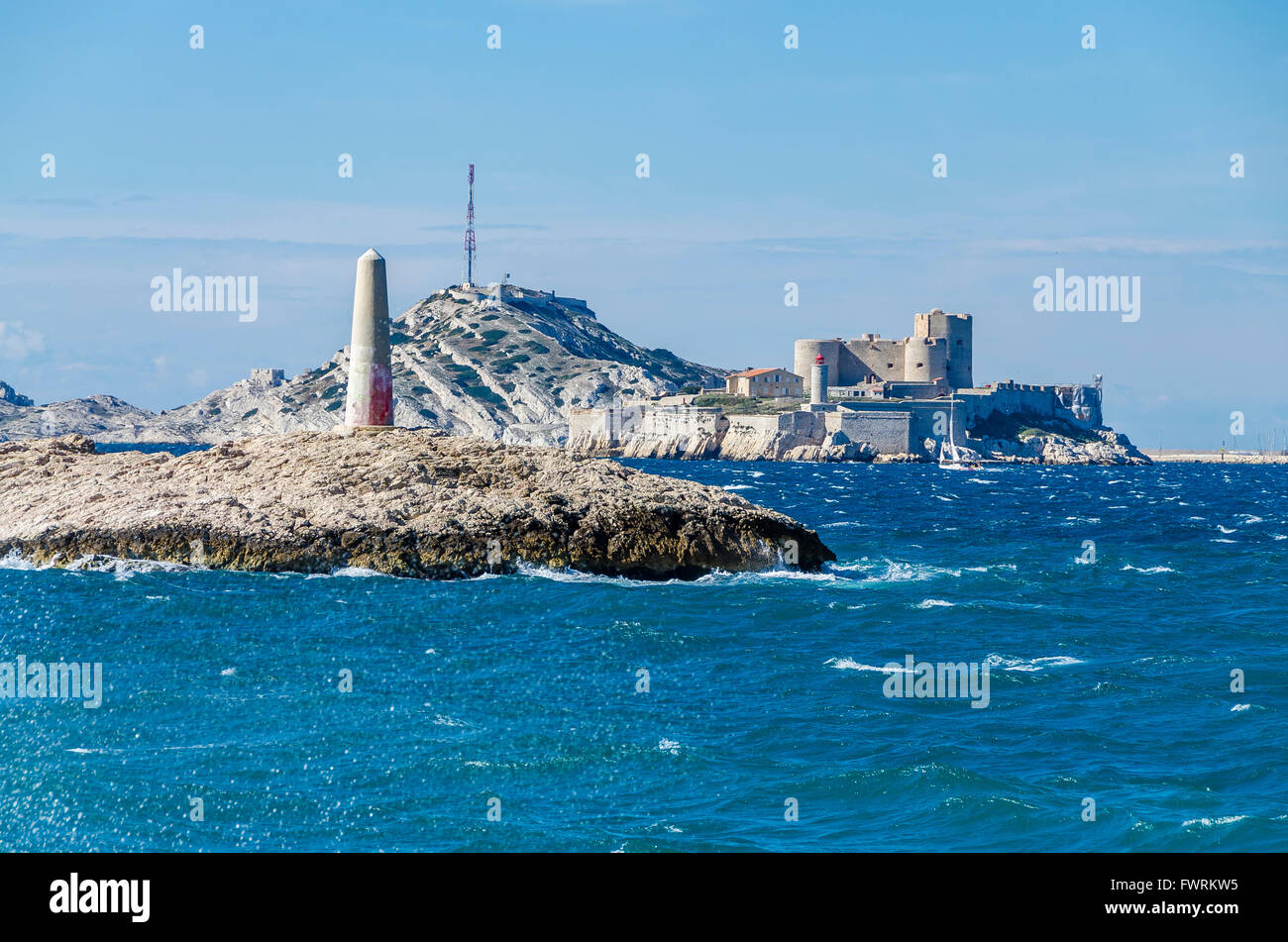 LES ILES DU FRIOUL ET LE CHATEAU D'IF MARSEILLE, BDR, FRANKREICH 13 ...