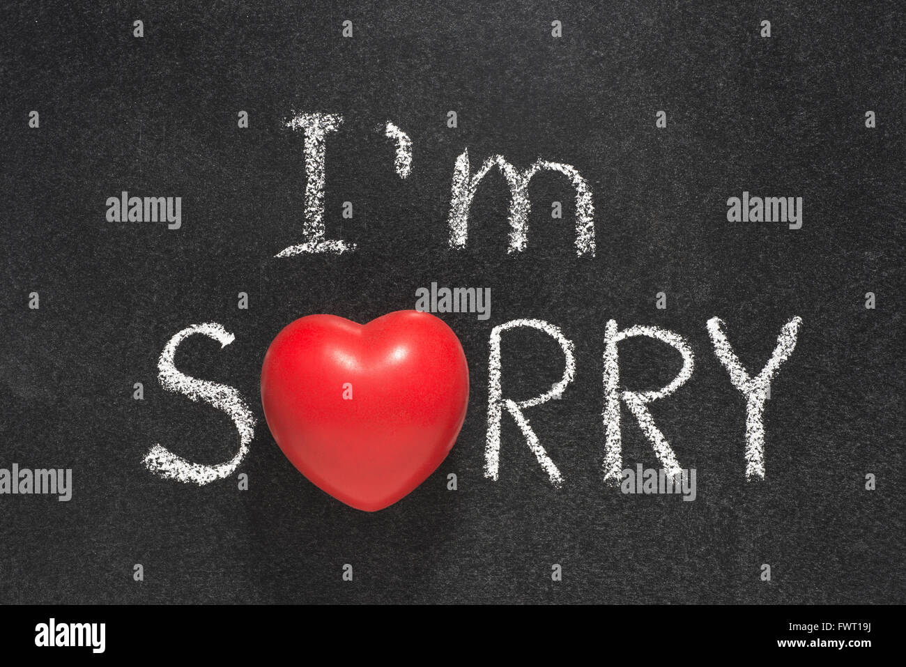 Heart sorry -Fotos und -Bildmaterial in hoher Auflösung – Alamy