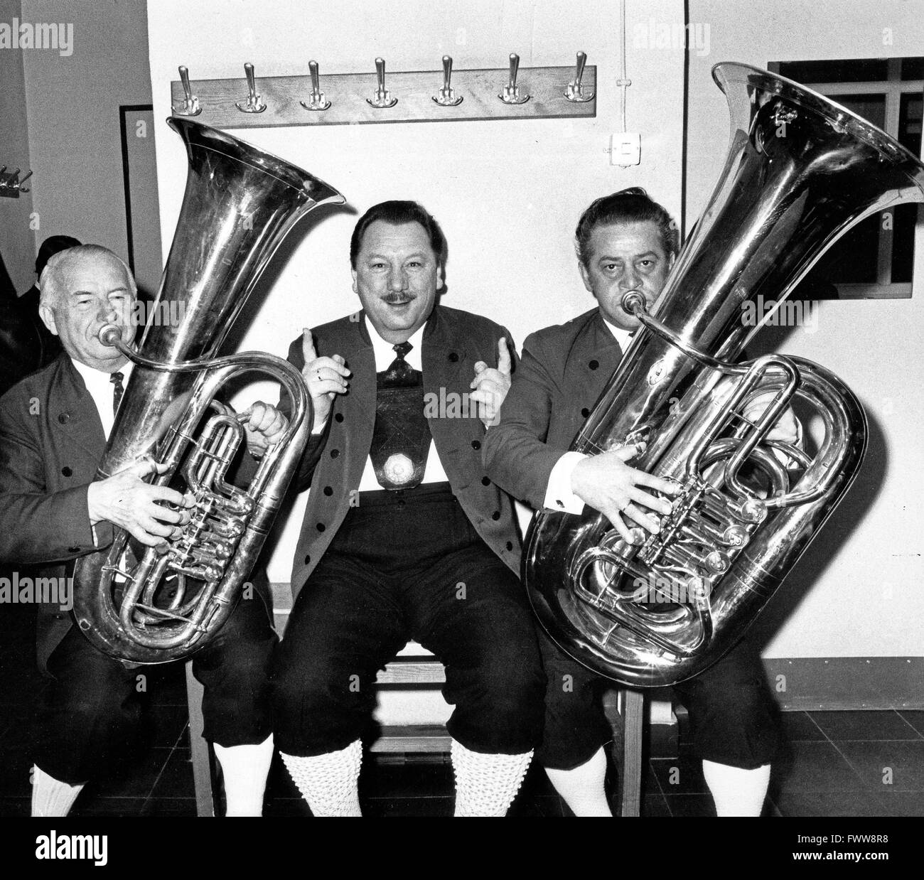 Deutscher Komponist und Dirigent Ernst Mosch und seine Original ...