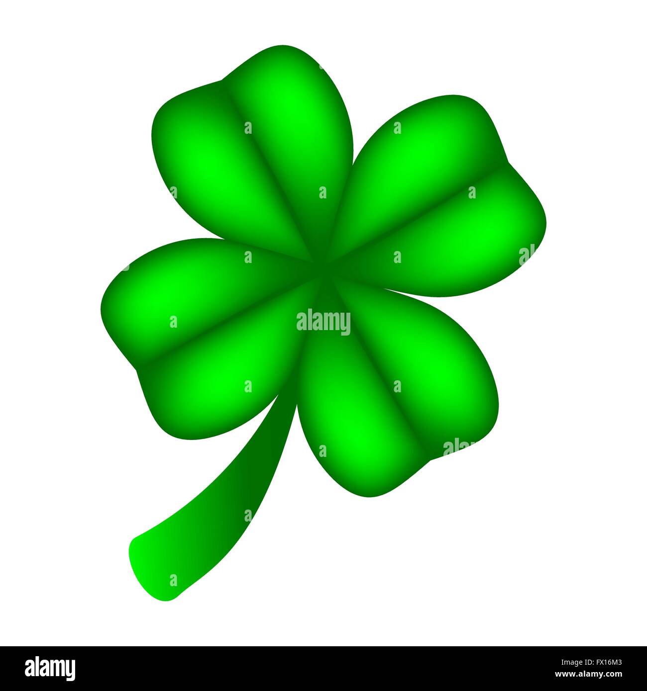 Kleeblatt plan Stock-Vektorgrafiken kaufen - Alamy