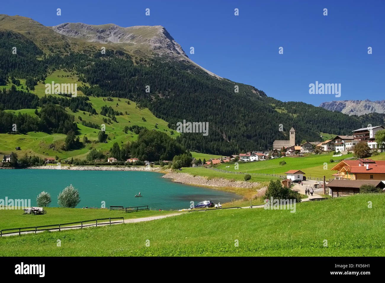 Reschensee see reschen -Fotos und -Bildmaterial in hoher Auflösung – Alamy