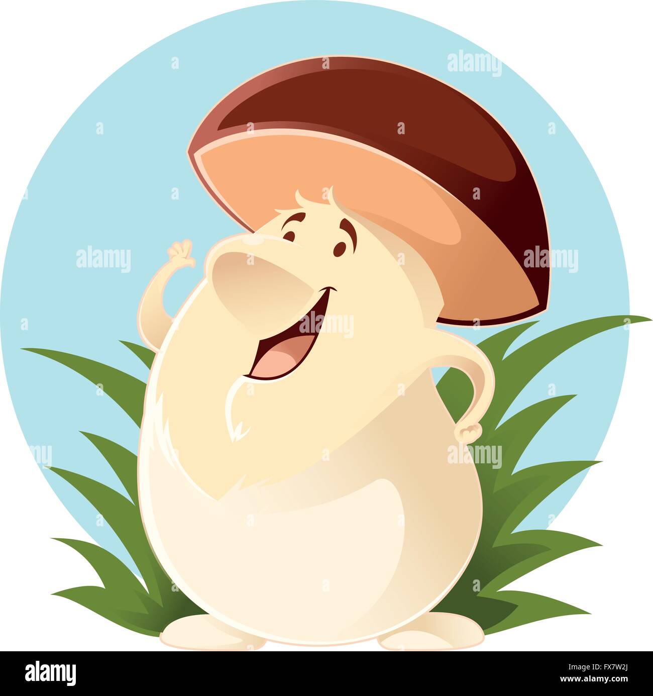 Makro des pilzes Stock-Vektorgrafiken kaufen - Alamy