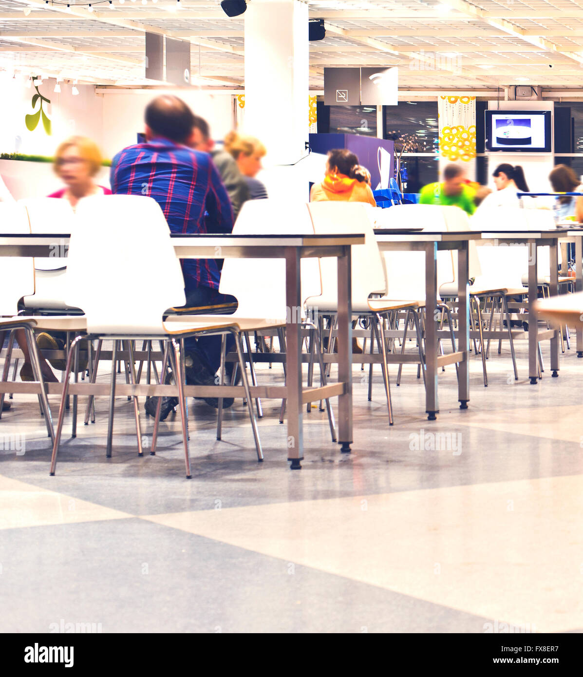 Fast food restaurant interieur -Fotos und -Bildmaterial in hoher ...