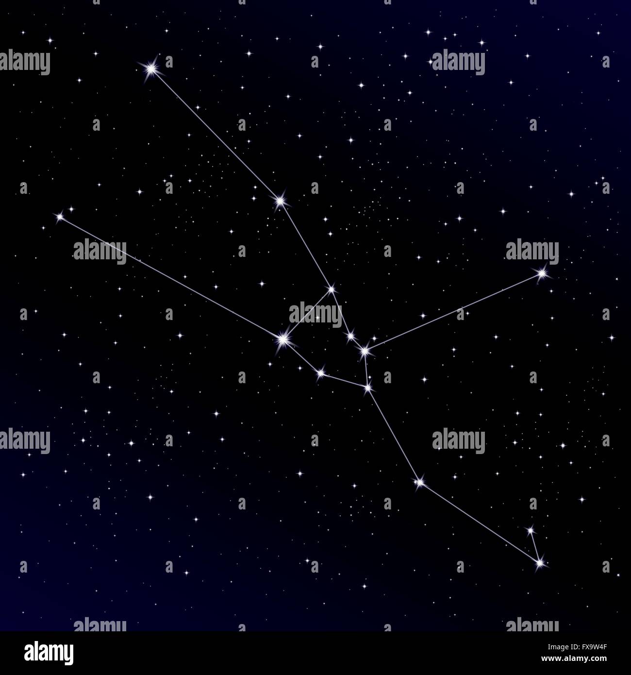 Taurus Sternbild Stockfotos und -bilder Kaufen - Alamy