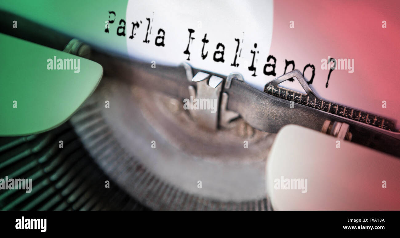 Parla italiano -Fotos und -Bildmaterial in hoher Auflösung – Alamy