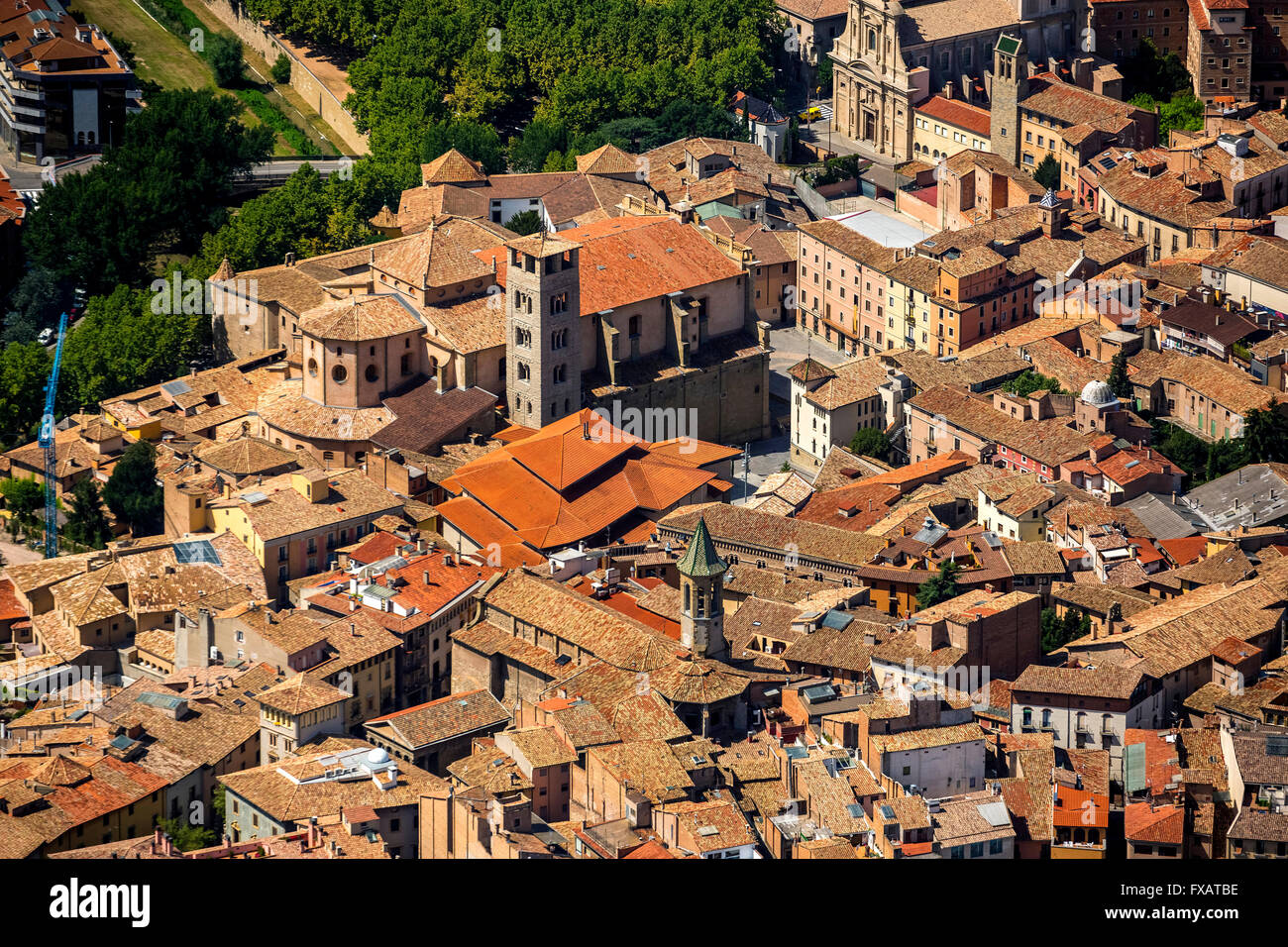 Altstadt, Catedral de Sant Pere de Vic, Vic, Costa Brava, Katalonien ...