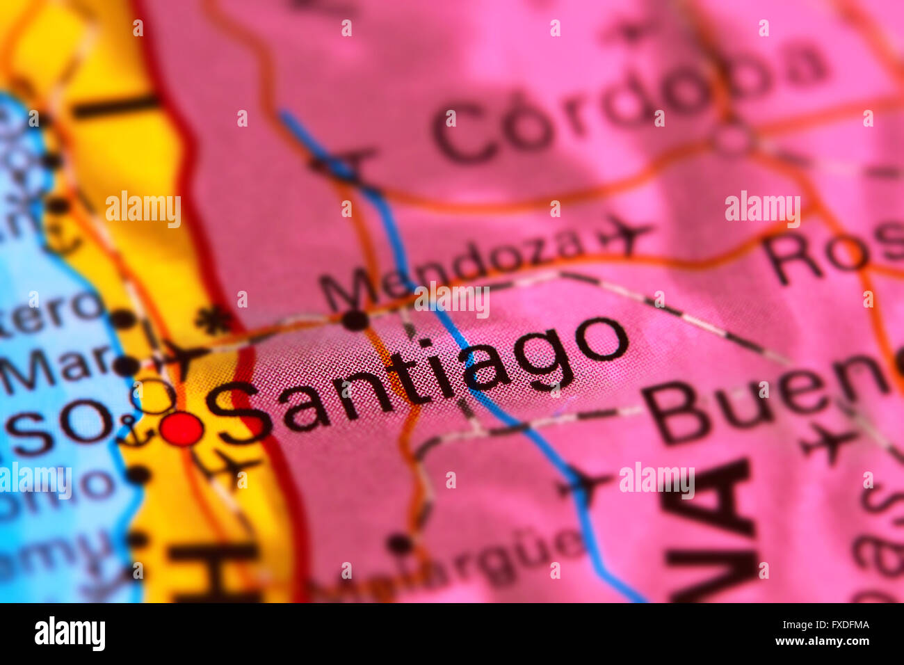 Chile Landkarte Stockfotos und -bilder Kaufen - Alamy