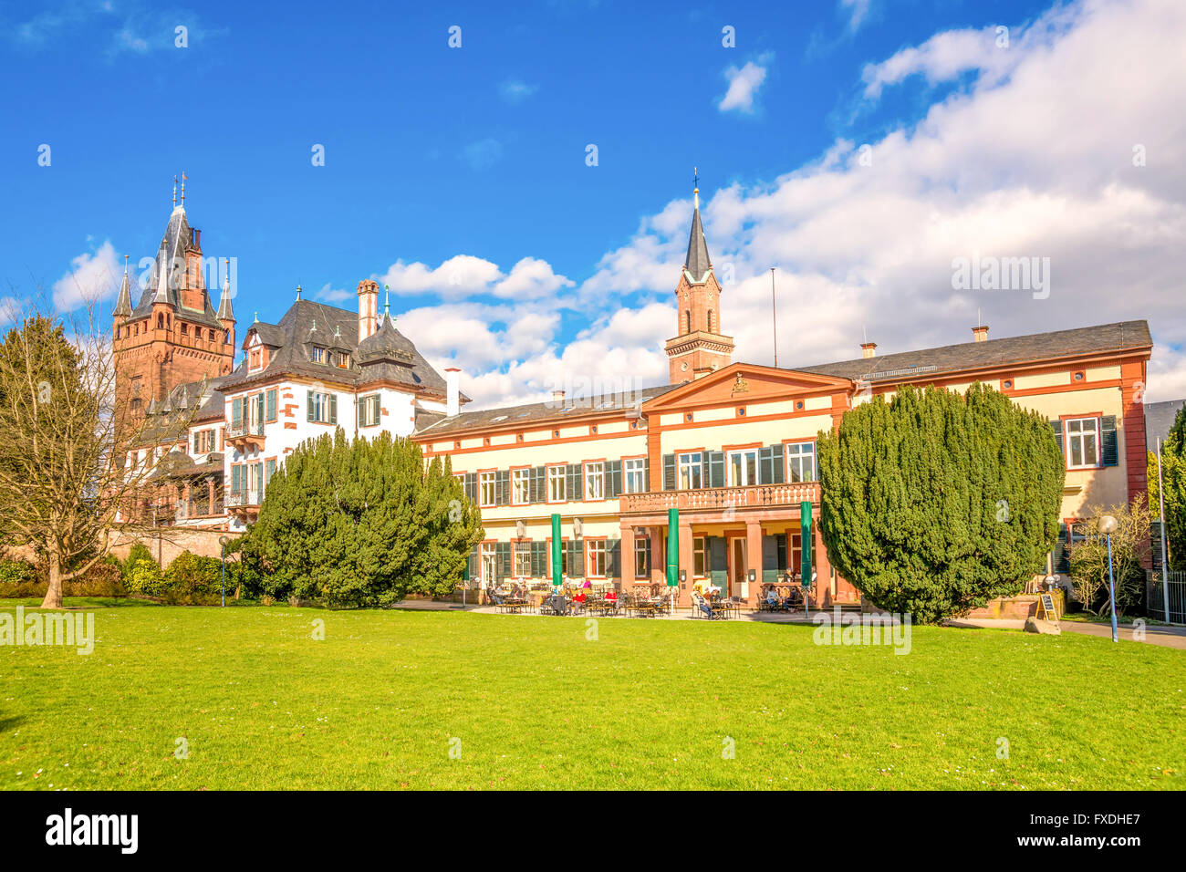 Weinheim, Rathaus, Schloss Stockfotografie - Alamy