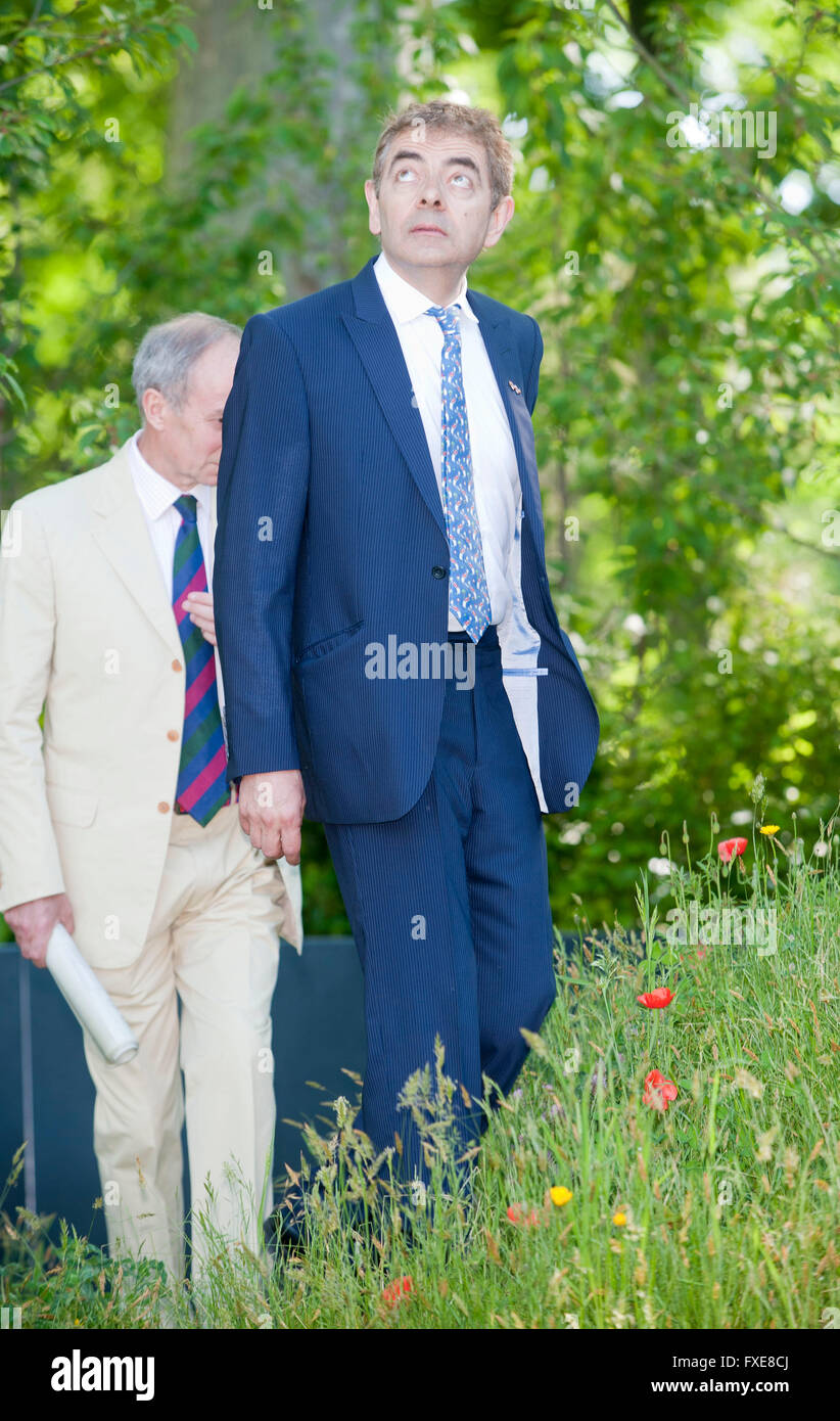 Rowan Atkinson VIP Vorschau Tag des The Chelsea Flower Show in The ...