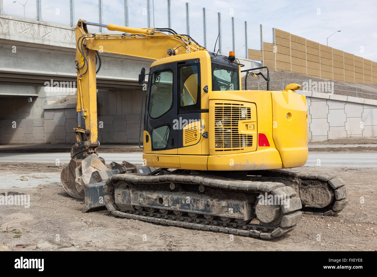 Geparkter Baggerlader Stockfotos und -bilder Kaufen - Alamy