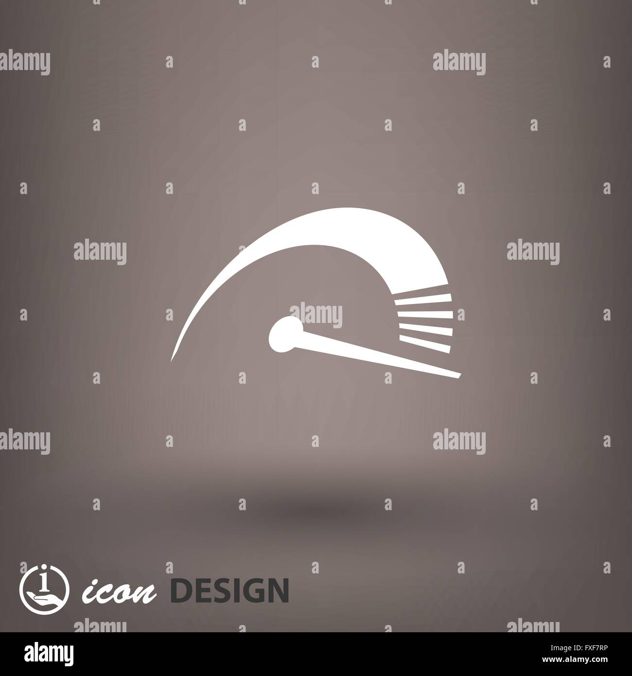 Piktogramm des Tachos Stock-Vektorgrafik - Alamy