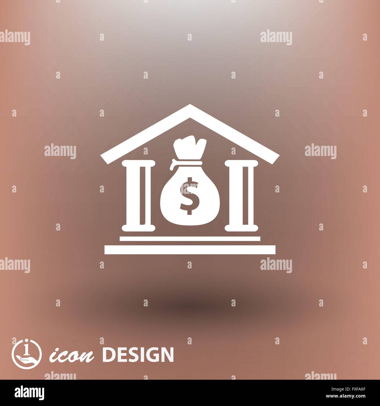 Piktogramm der bank Stock-Vektorgrafik - Alamy