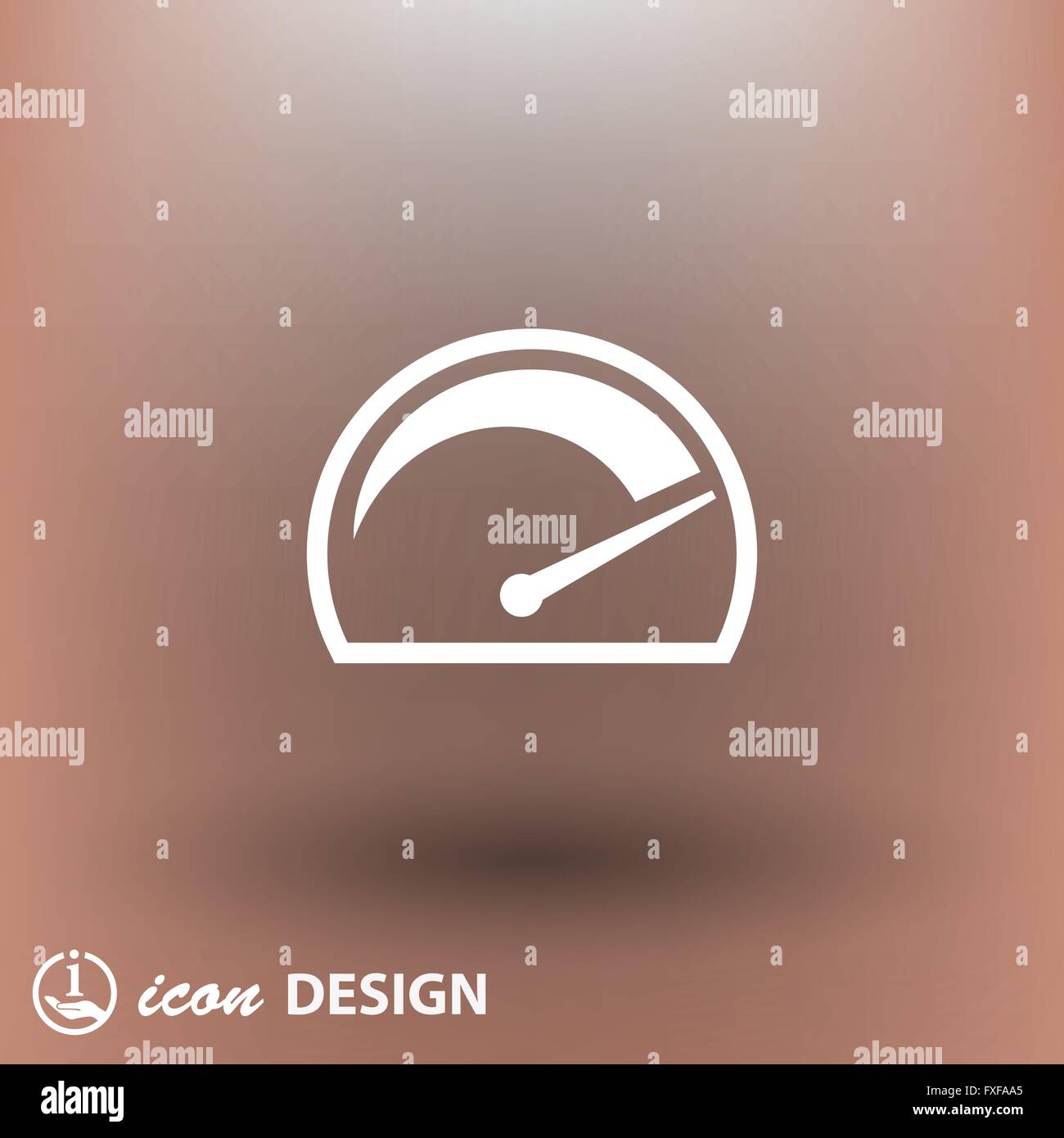 Piktogramm des Tachos Stock-Vektorgrafik - Alamy