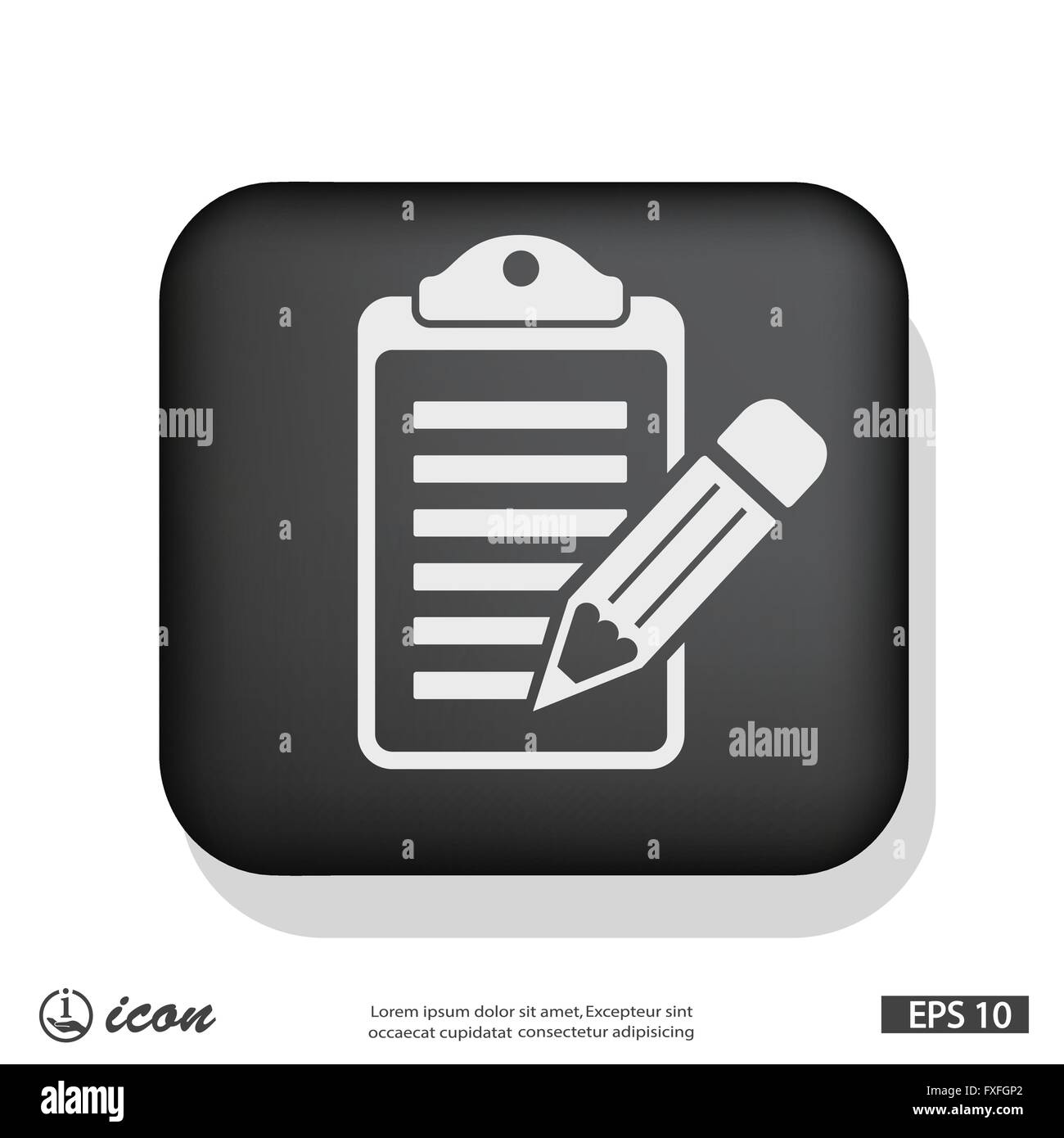 Piktogramm der Hinweis Stock-Vektorgrafik - Alamy