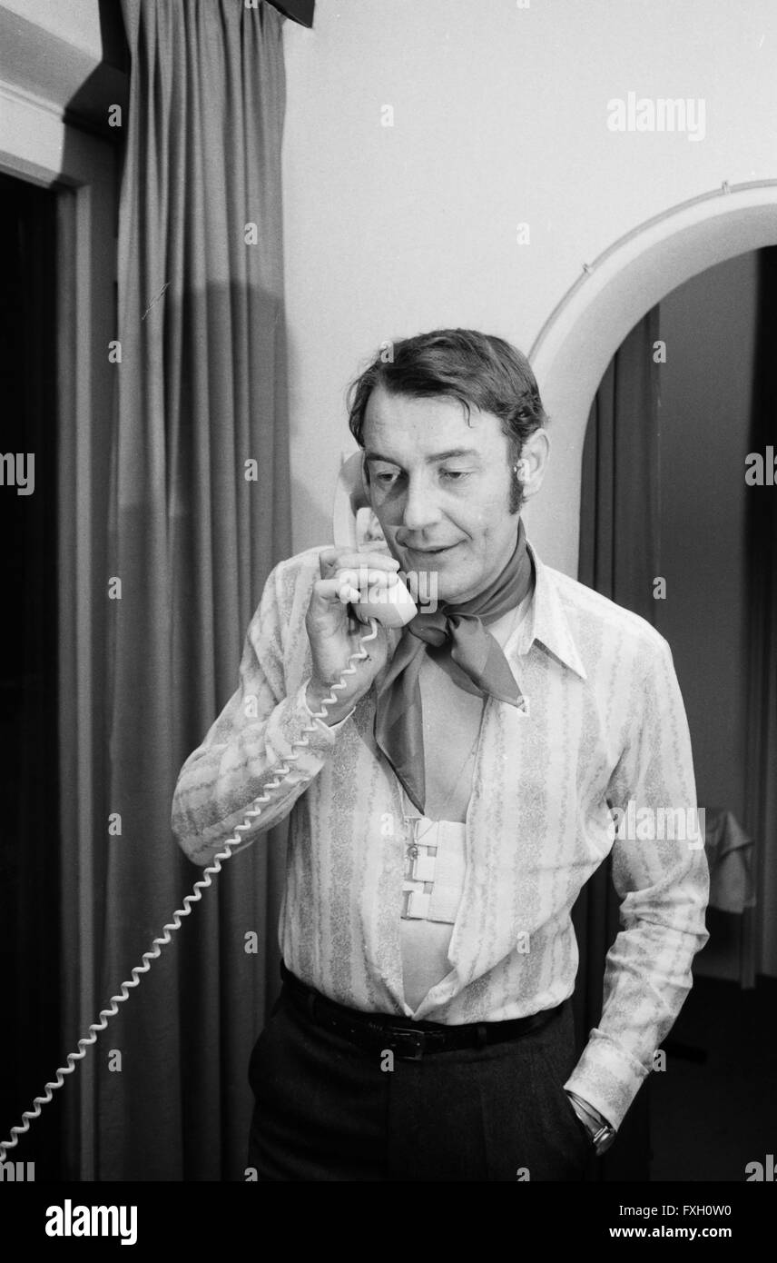 Der Deutsche Schauspieler Günter Ungeheuer, 1970er Jahre Deutschland ...