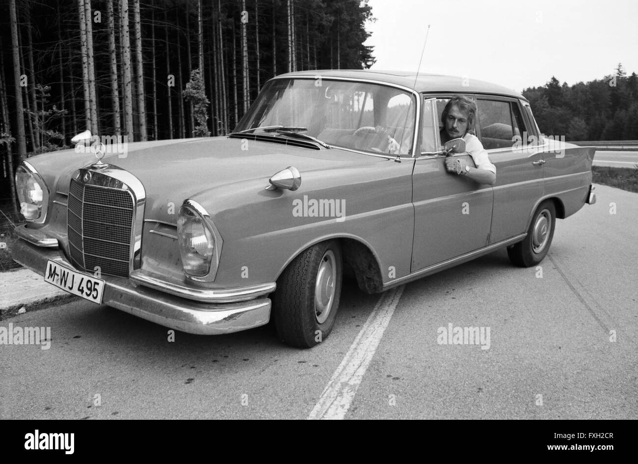 Der Sänger Jay Walker Mit seit Mercedes Benz Deutschland 1970er Jahre ...
