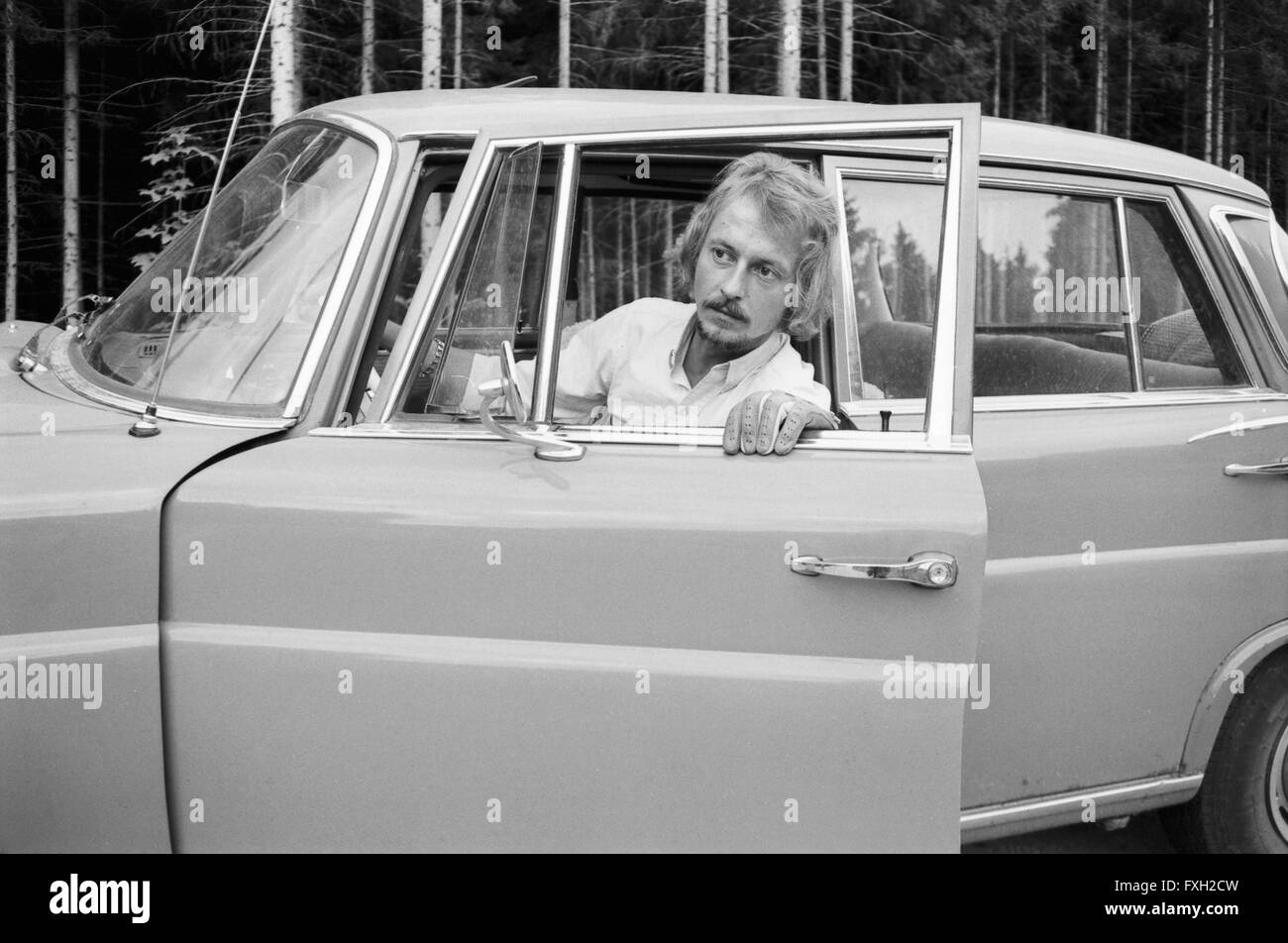Der Sänger Jay Walker Mit seit Mercedes Benz Deutschland 1970er Jahre ...